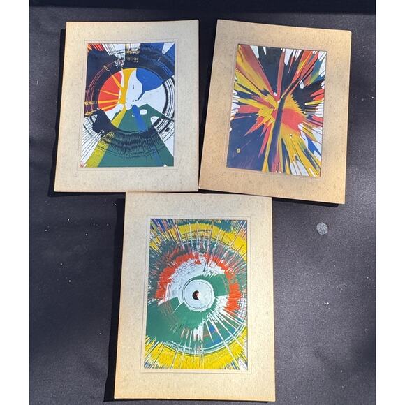 Unbranded | Art | 3 Belle Painting Abstract Dripping Art Abstraction ...